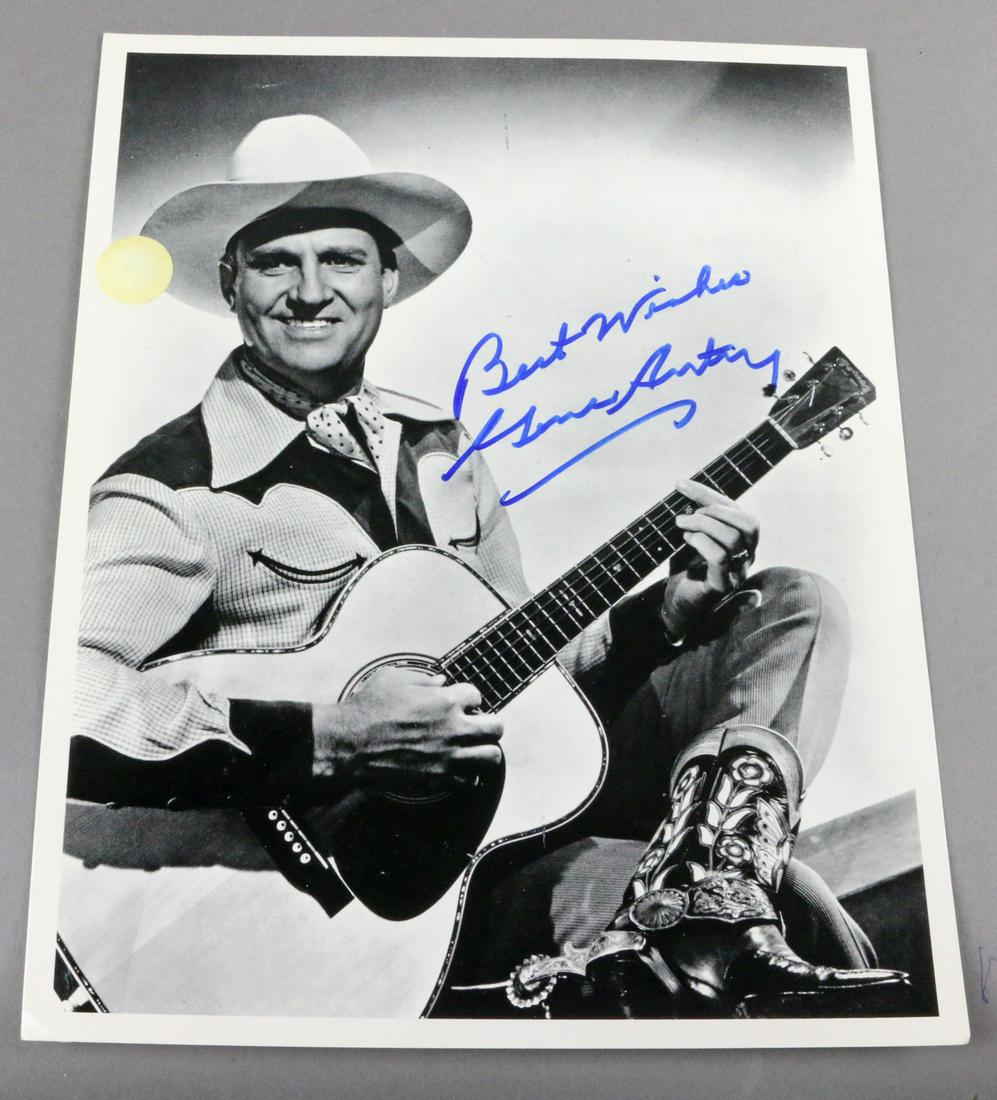 Gene Autry Signed Photo - Nov 09, 2019 | American Antique Auctions in NJ