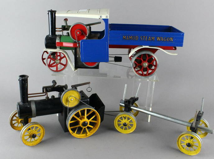 Mamod Steam Wagon & Traction Engine & Cart