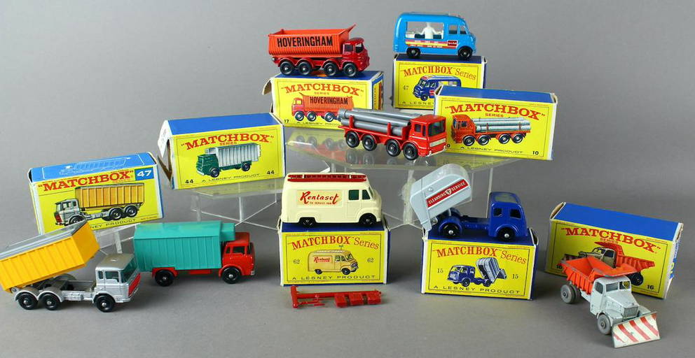 Matchbox Trucks In Box