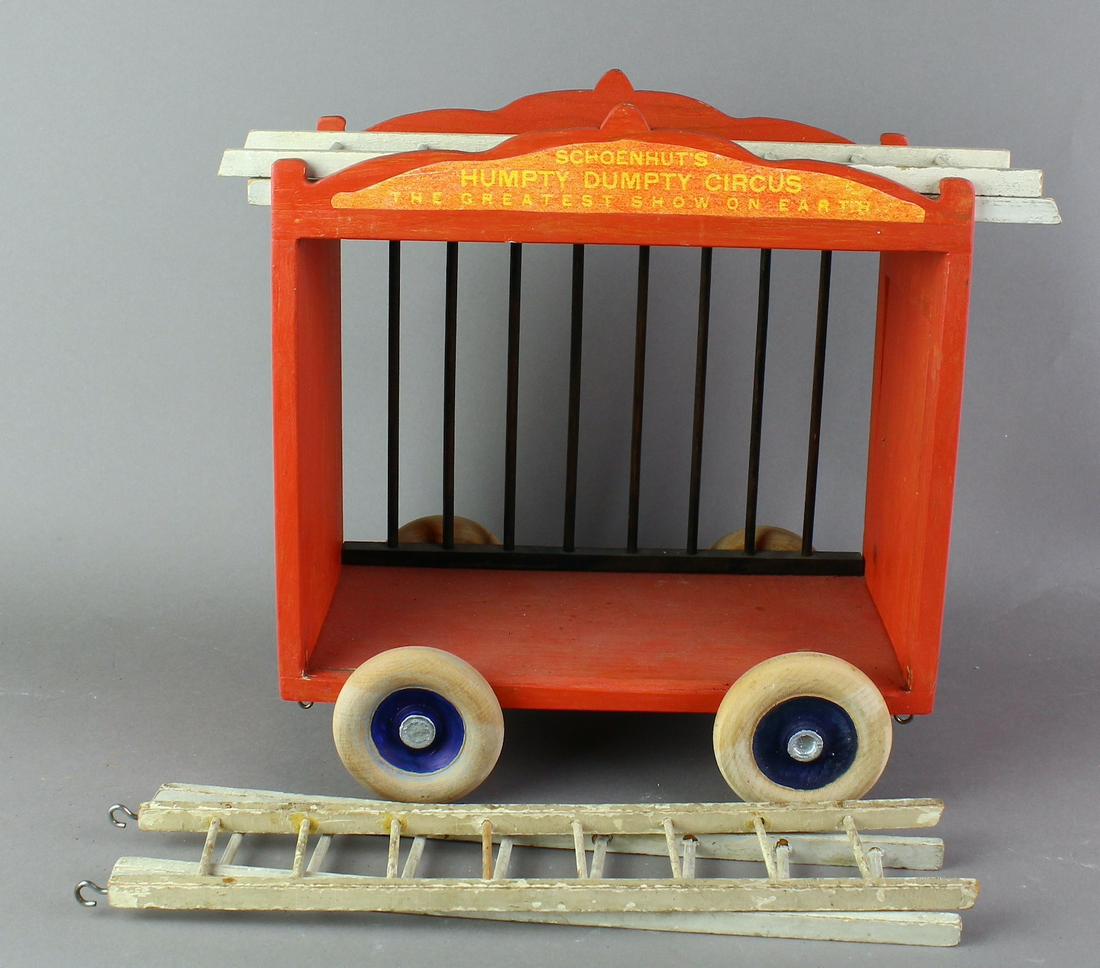 Schoenhut Circus Cage Wagon (#0073) on Jul 01, 2022 | American Antique ...