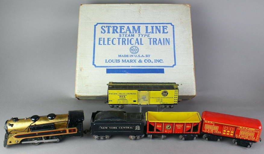 Marx Streamlined Train Set In Box