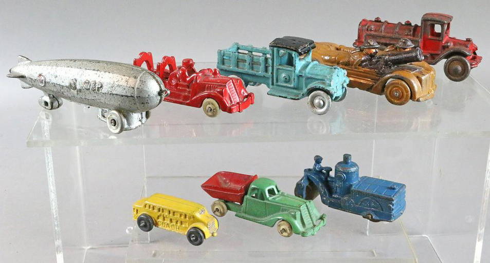 Cast Iron & Slush Car Lot Barclay, Hubley, Dent (#0138) on Nov 25, 2022 ...