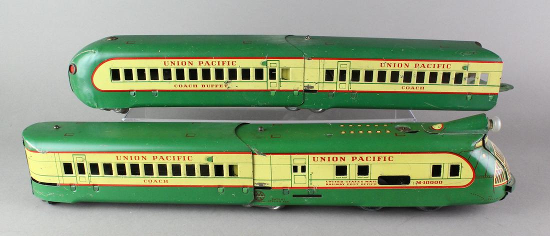 Marx Union Pacific M 10000 Streamlined Passenger Set