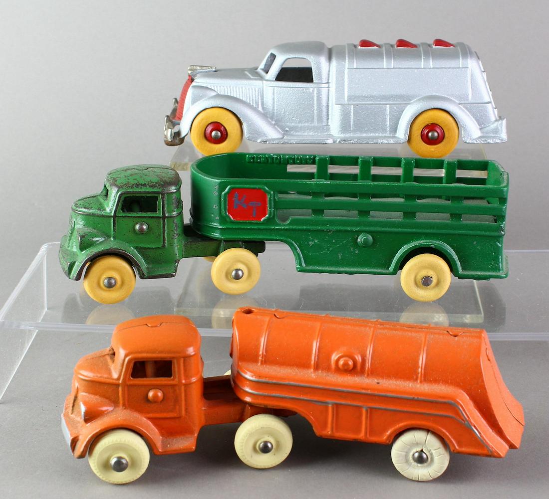 3 Kenton & Hubley Trucks Auction