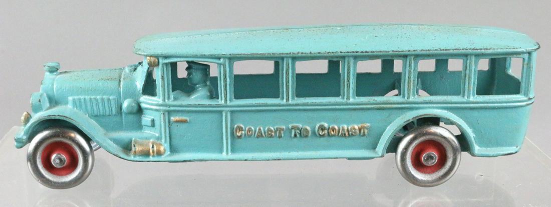 Hubley Coast To Coast Cast Iron Bus Auction