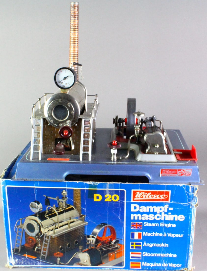 Wilesco German Steam Engine In Box Auction
