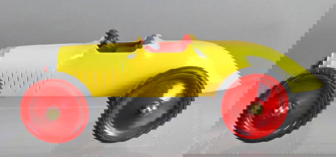 Antique Faith Mfg Co Cast Aluminum Model Race Car