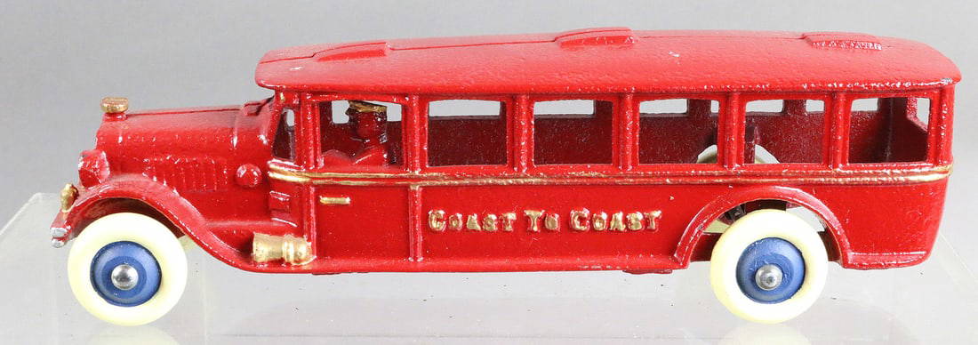 Hubley Coast To Coast Cast Iron Bus Restored Auction