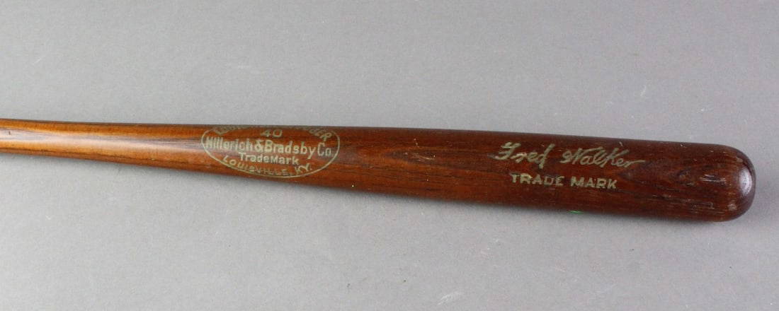 Fred Dixie Walker Souvenir Baseball Mini Bat Louisville Slugger Auction