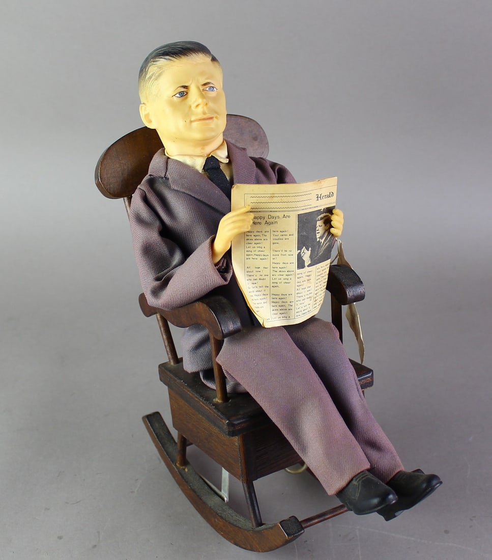 1960 Jfk Kennedy In Rocking Chair Kamar Toy Auction