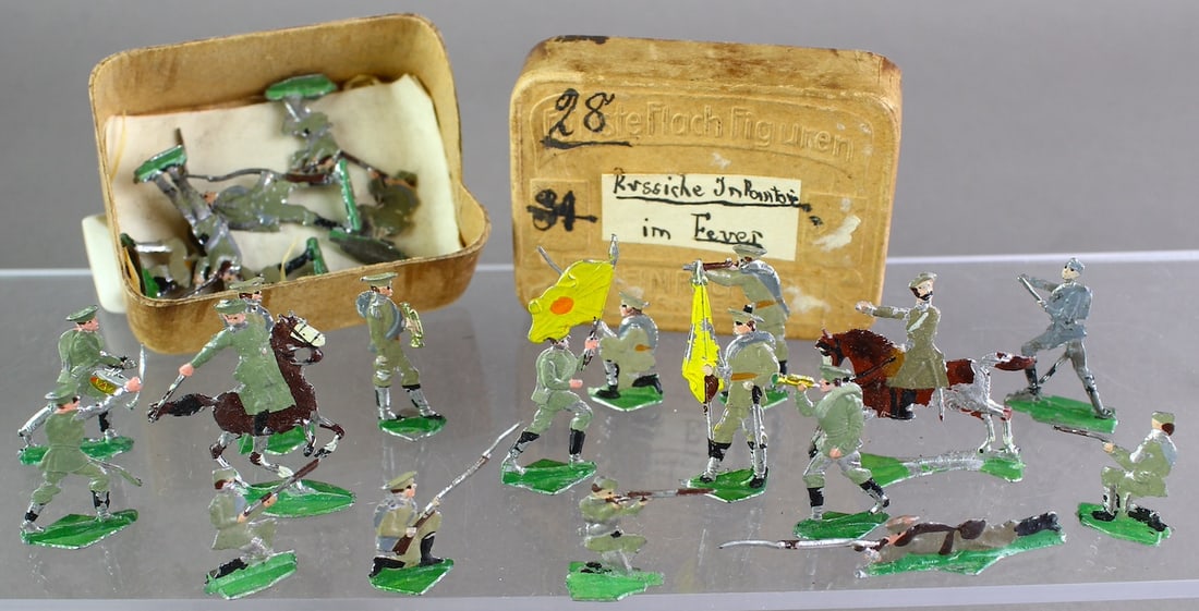 Heinrichsen German Tin Soldier Flats Russo-japanese War Auction