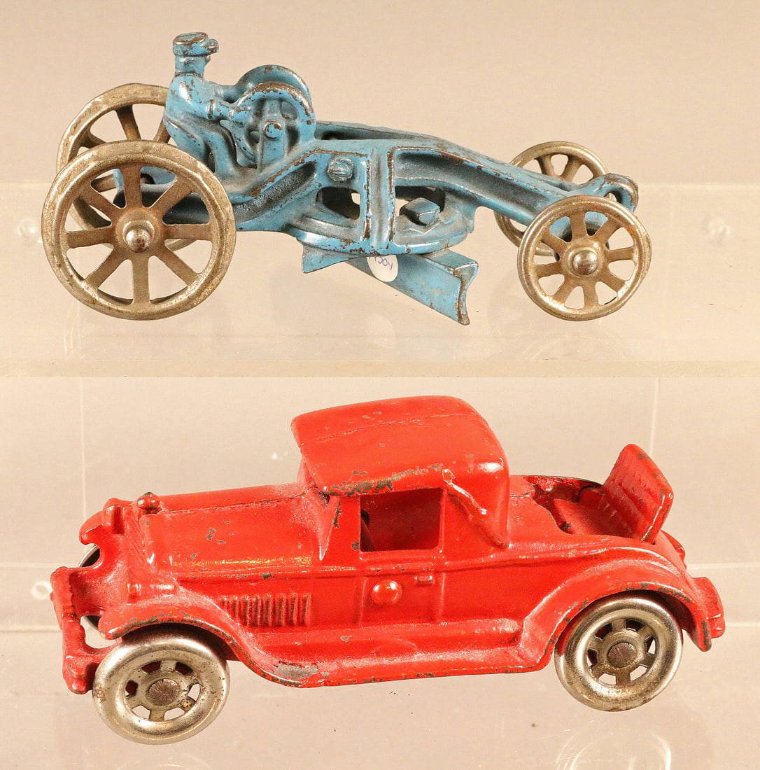 Hubley & Williams Cast Iron Coupe Lot Auction