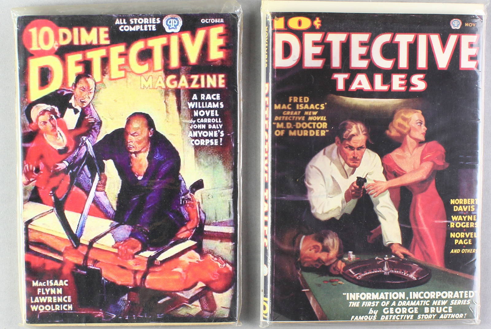 Dime, Private, Star Detective, 10¢ Detective Pulps - 4 Issues Auction