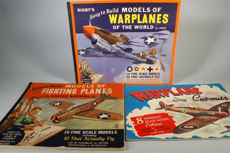 Rigbys Model War Planes And Airplane Books.