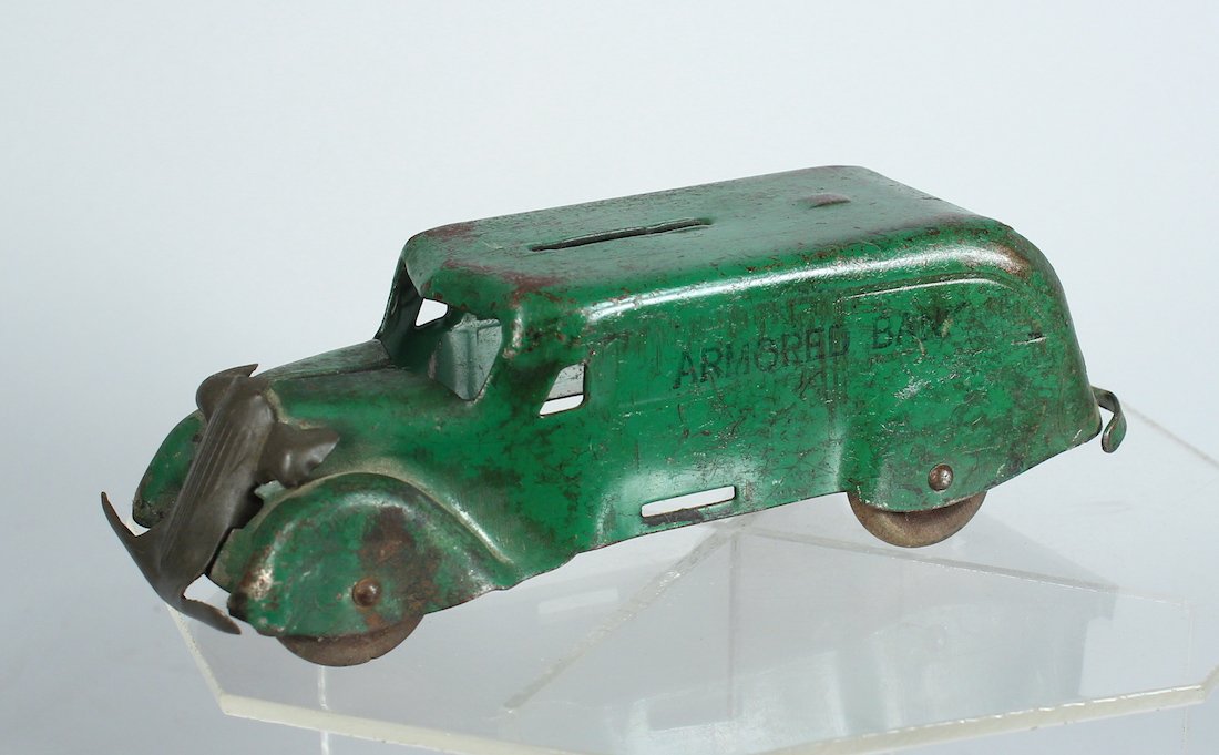 1930s Marx Pressed Steel Armored Car Bank