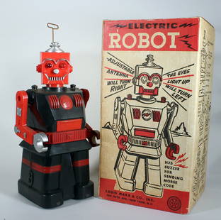Louis Marx Electric Robot In Box