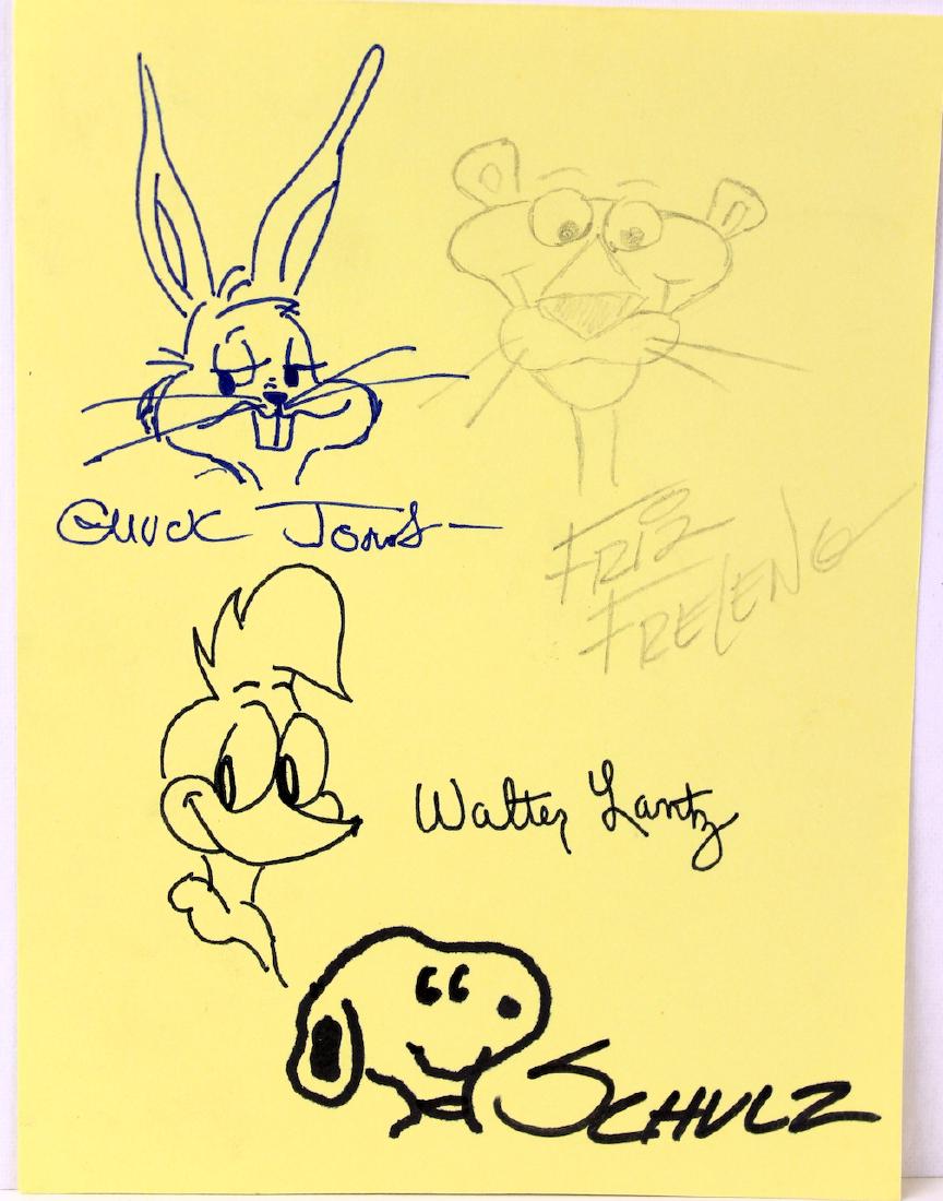 Chuck Jones, Walter Lantz, Schulz, Friz Freeleng Sign - Mar 05, 2017 ...