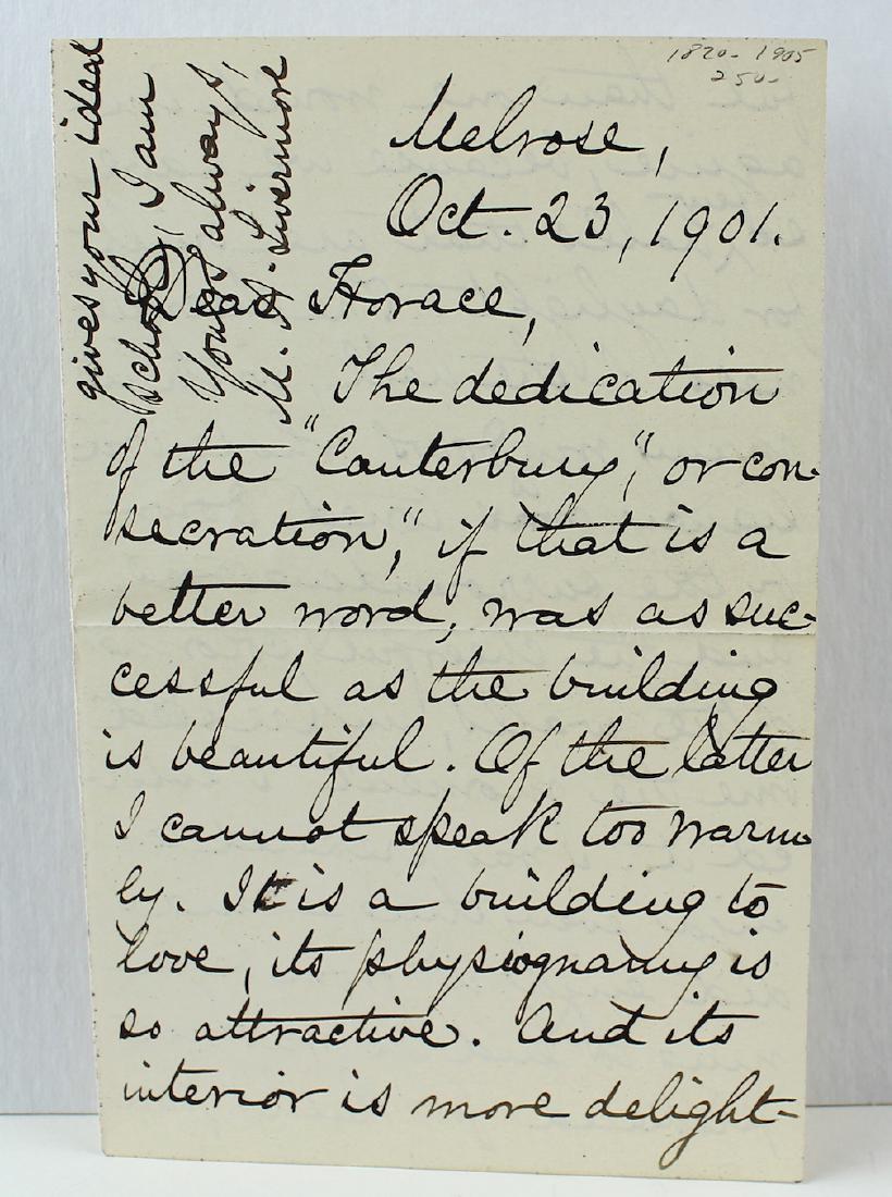 Mary Livermore Abolitionist Women's Rights Letter
