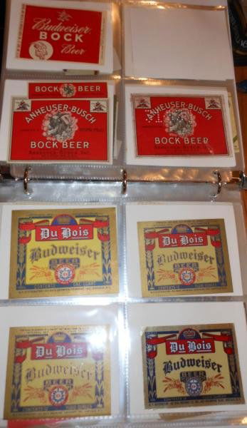 COLLECTION OF VINTAGE ANHEUSER-BUSCH BEER LABELS