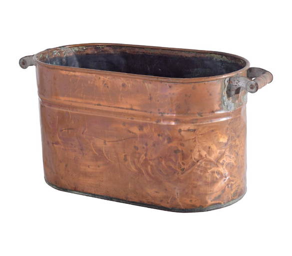 Large Oval Copper Boiler