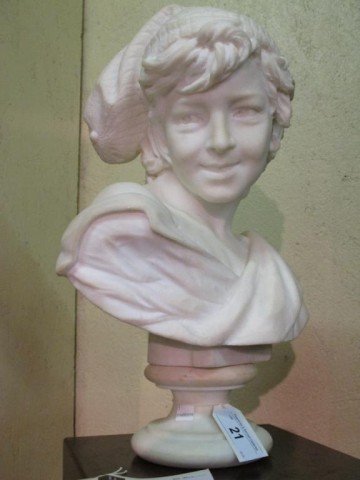 WHITE SERRAVEZZA MARBLE BUST AFTER CARPEAUX: - May 12, 2012 | Peachtree ...