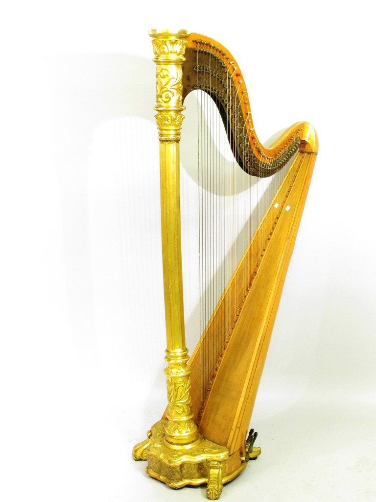 JOSEF LOFFLER GILT WOOD FLOOR HARP: - Apr 13, 2013 | Peachtree ...