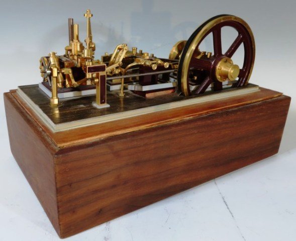 WORKING SCALE MODEL STATIONARY STEAM ENGINE