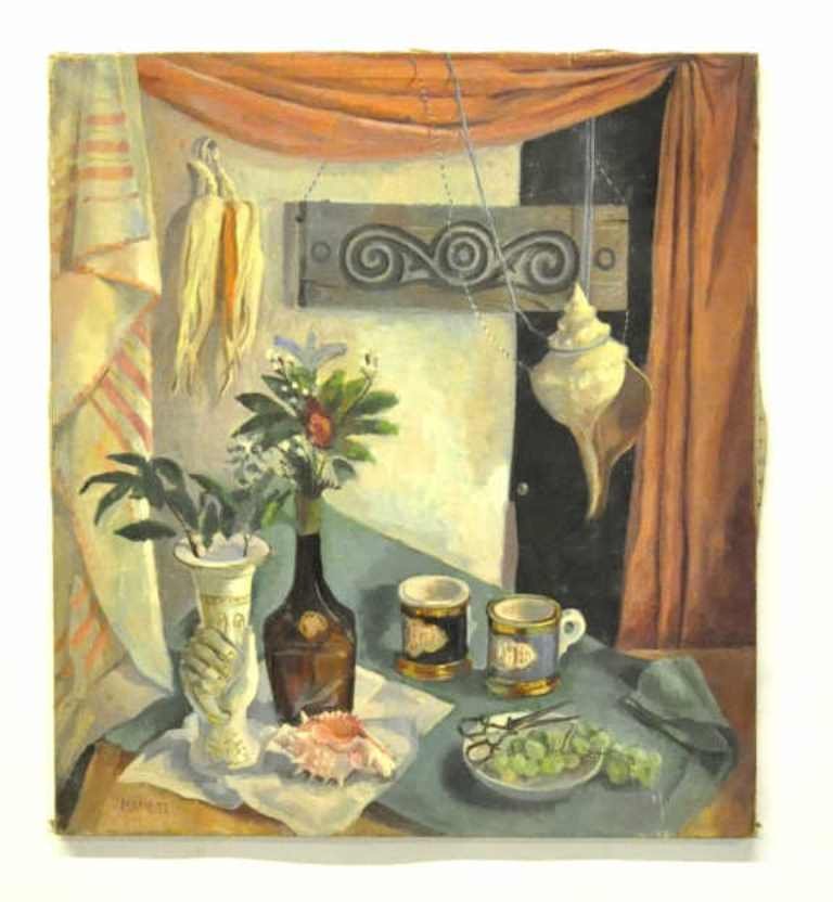 Howard Mandel (1917-1999, American) Oil on Canvas