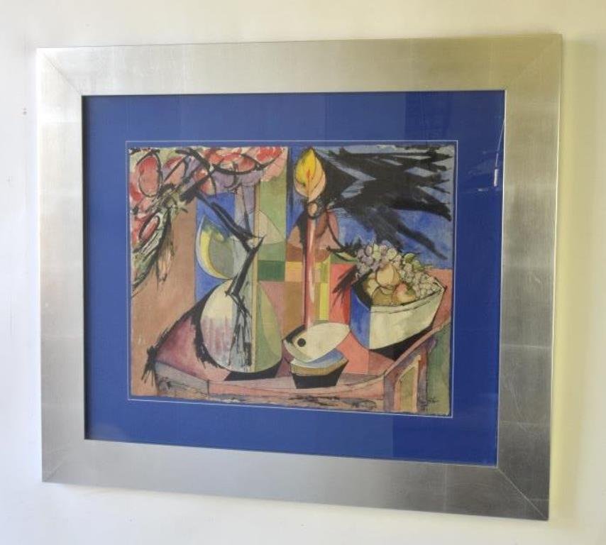 Sam Stetson (20th C.) Watercolor on Paper