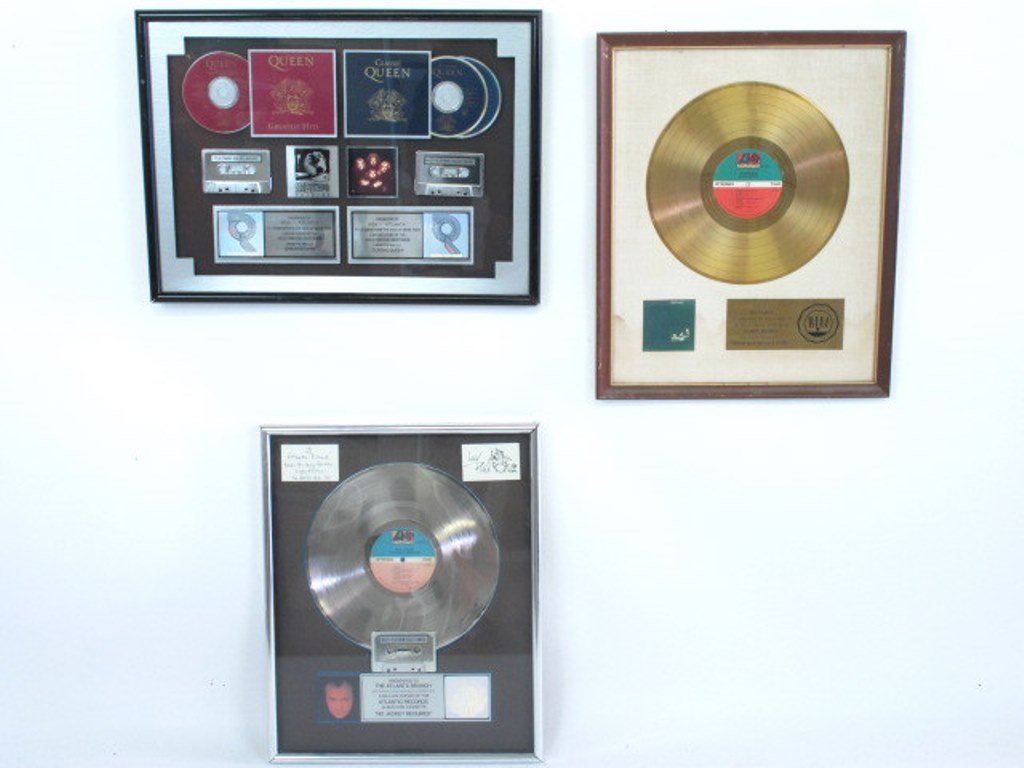 Group Of Three Classic Rock Memorabilia Items