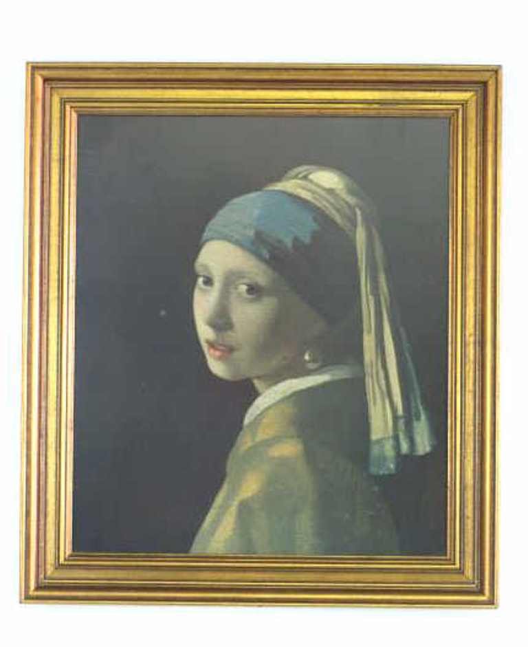 Print Of Vermeer's Girl With A Pearl Earring