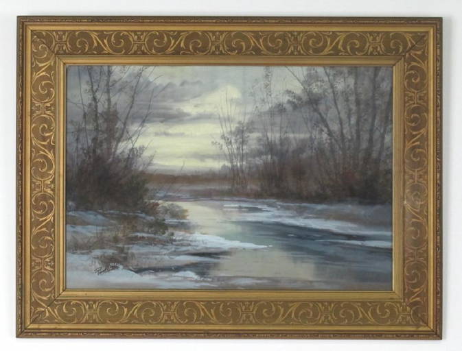 Paul Verlet American Watercolor Watercolor On Paper