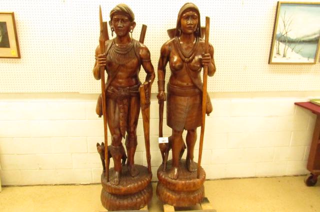 Igorot / Ifugao pair of Figural Hunter and Huntress - Oct 29, 2020 ...