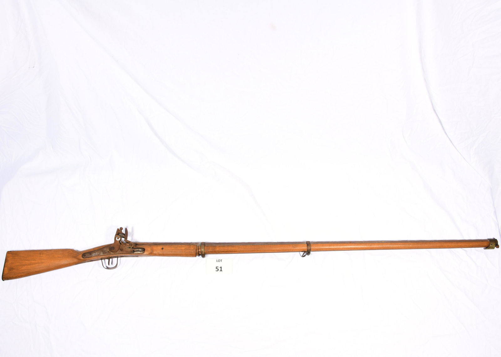 Belgian 58 Caliber Flintlock Trade Musket