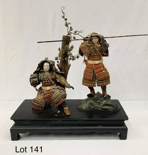 Antique Japanese Samurai Figures