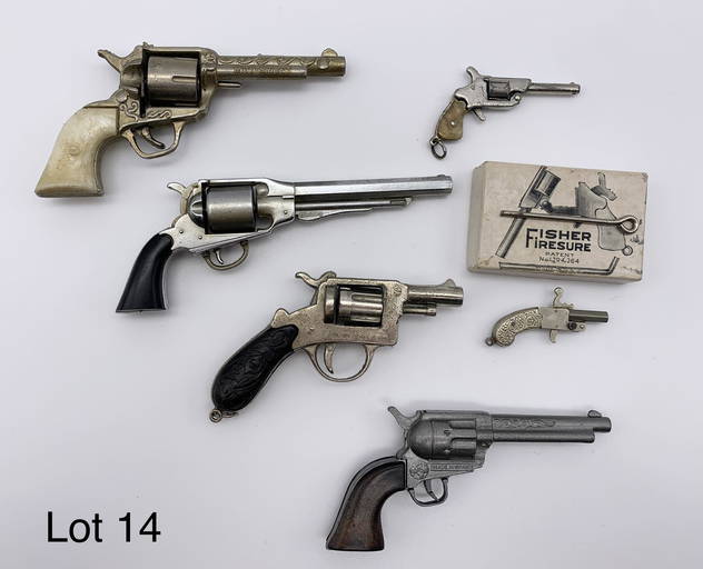 Collection Of Vintage Miniature Toy Guns