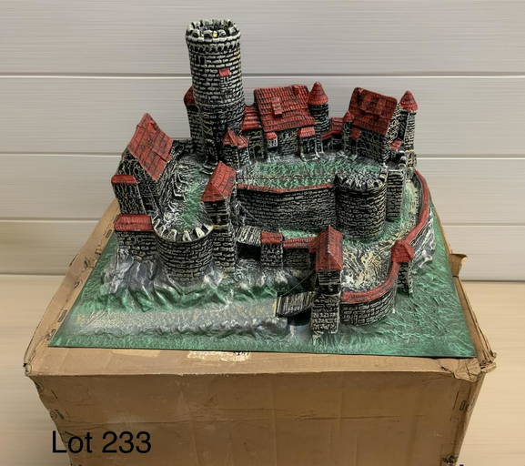 Vintage Elastolin/rausser Medieval Castle