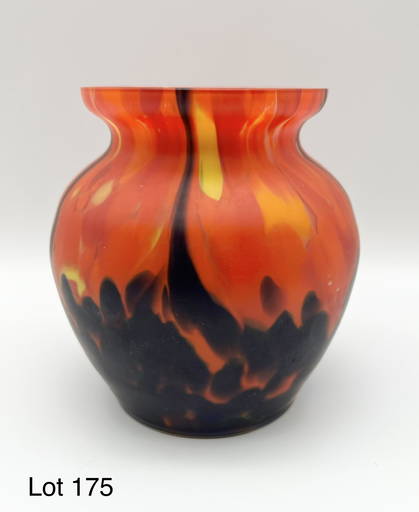 Splatter Glass Vase