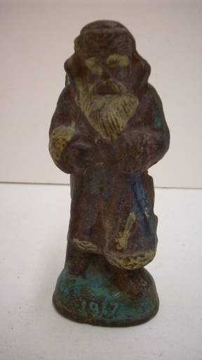 Vintage Cast Iron Santa Claus