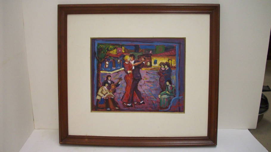 Ignacio Lorefice Oil On Board