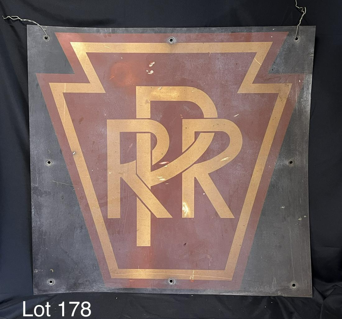 Pennsylvania Railroad Keystone Sign
