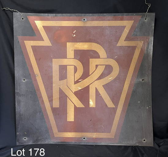 Pennsylvania Railroad Keystone Sign