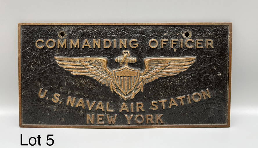 U.S. Commanding Officer's Sign - Aug 25, 2022 | Embassy Auctions ...