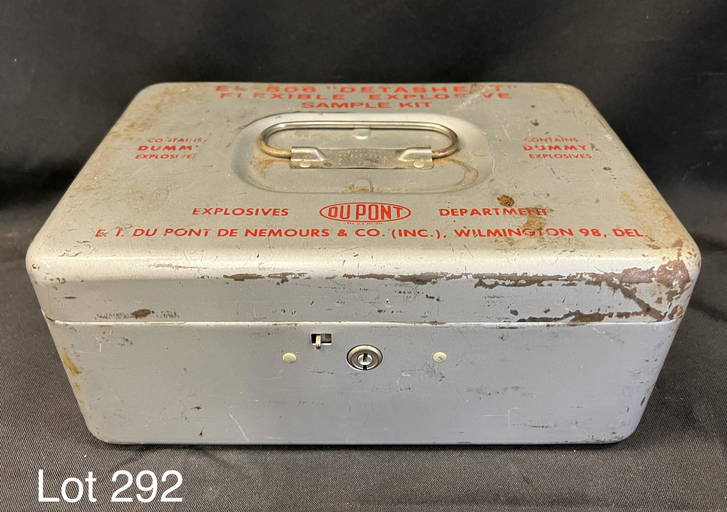 Rare Dupont Dummy Explosives Kit (#0292) on Aug 25, 2022 | Embassy ...