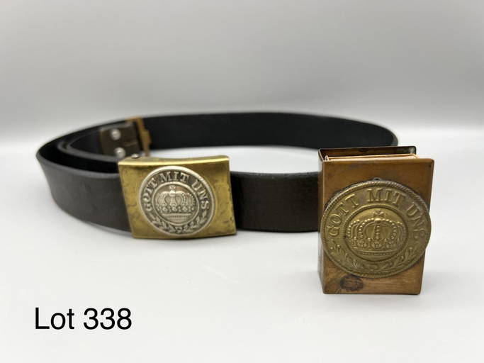 Wwii Nazi Belt And Match Case