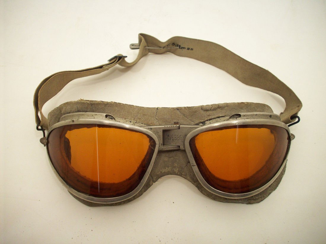 170: WWII AN-6530 Pilot Aviator Goggles