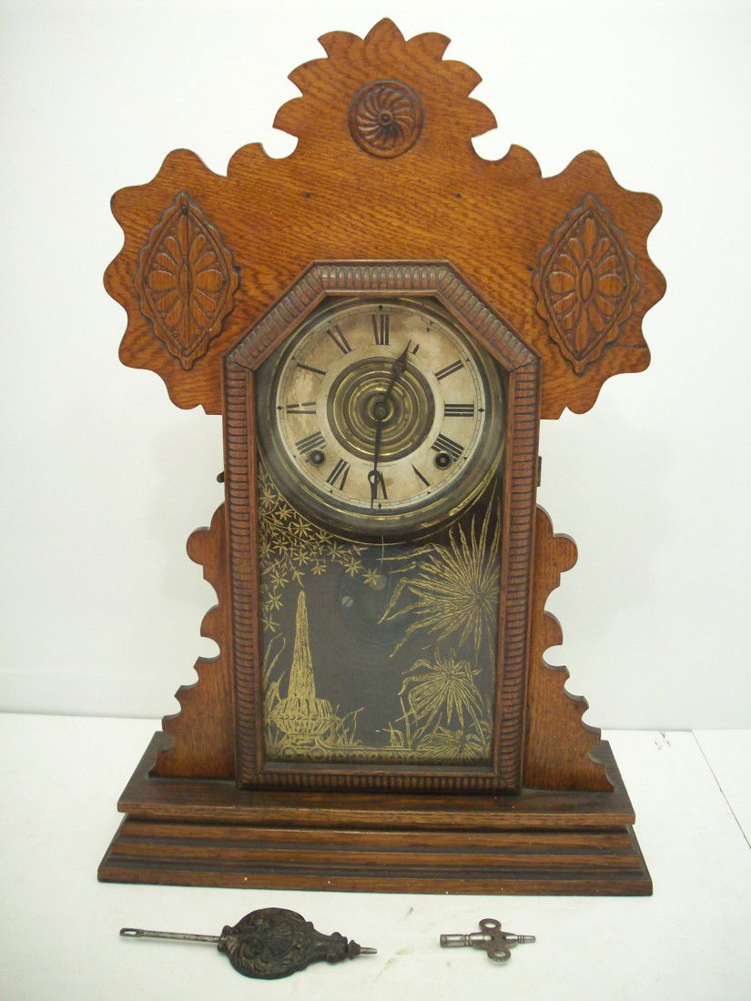 E. Ingraham Gingerbread Clock - Nov 09, 2011 | Embassy Auctions ...