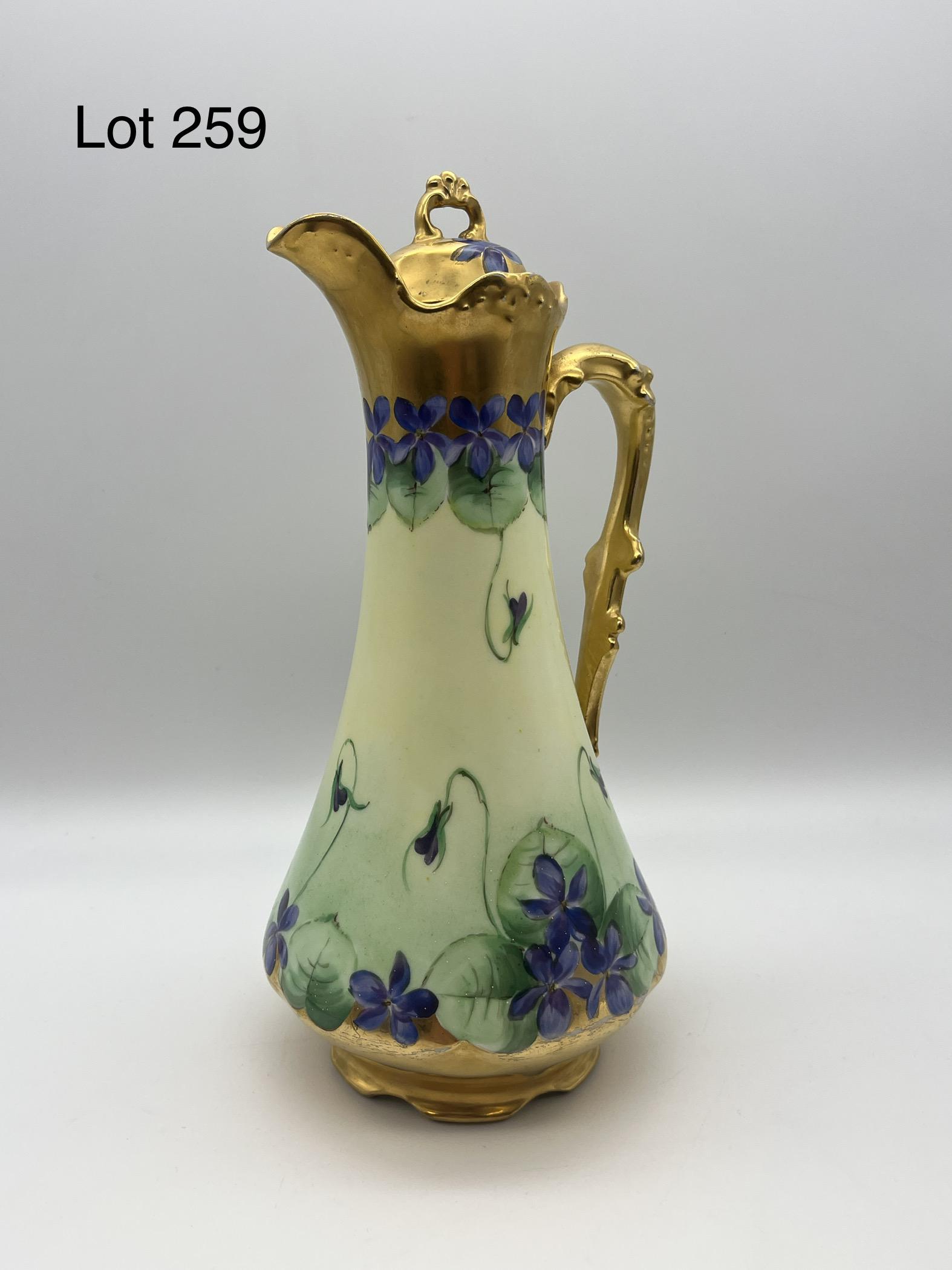 Antique Limoges Porcelain Pitcher (#0259) on Jan 05, 2023 | Embassy ...