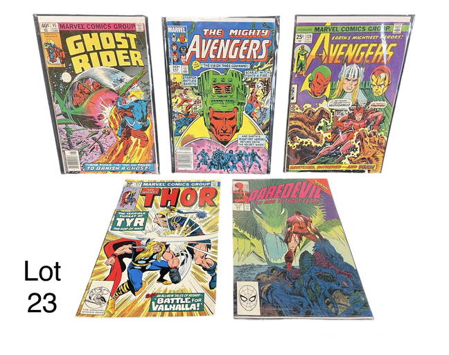 Section Of Marvel Comic Books