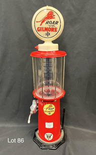 Reproduction Roar With Gilmore Gas Pump Liquid Dispenser
